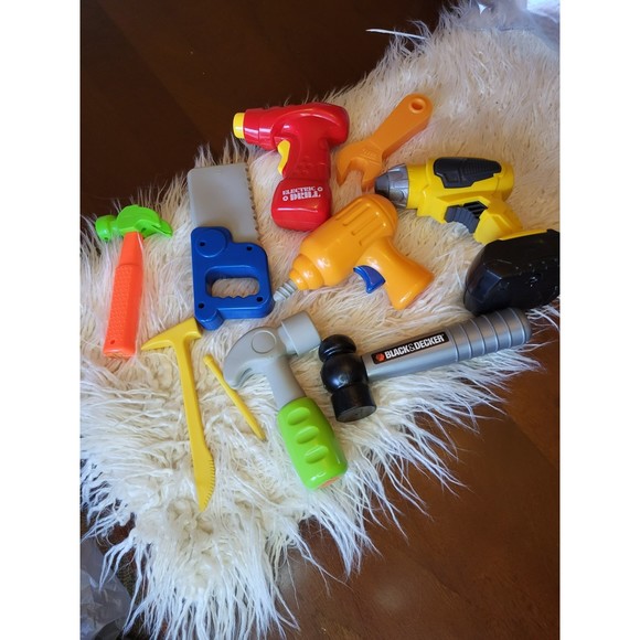 Fisher-Price | Toys | Kid Tools Little Boy Tool Set Fisher Price Drill ...
